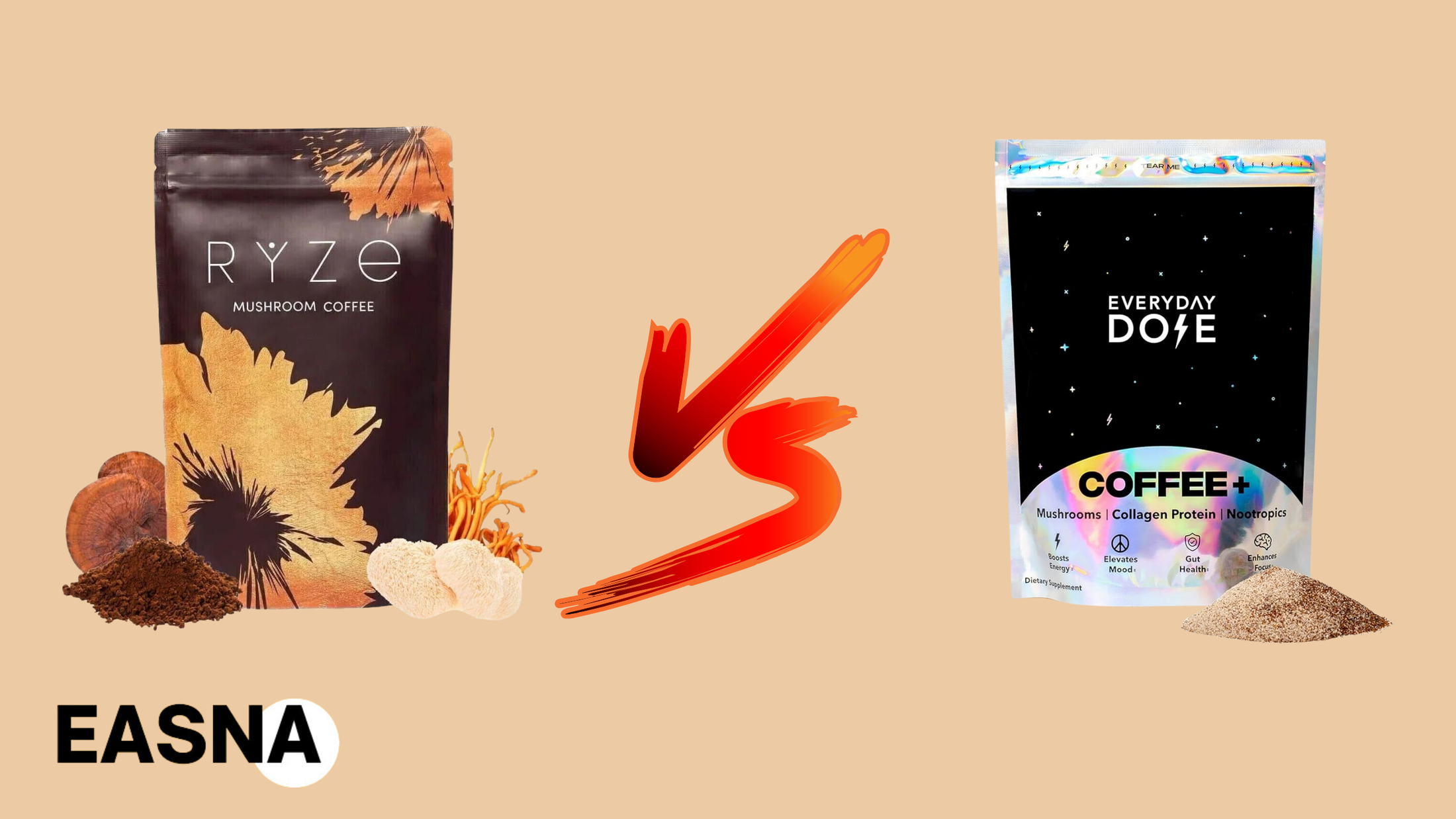 Ryze vs Everyday Dose: Which Mushroom Coffee Is Worth Your Brew? – EASNA